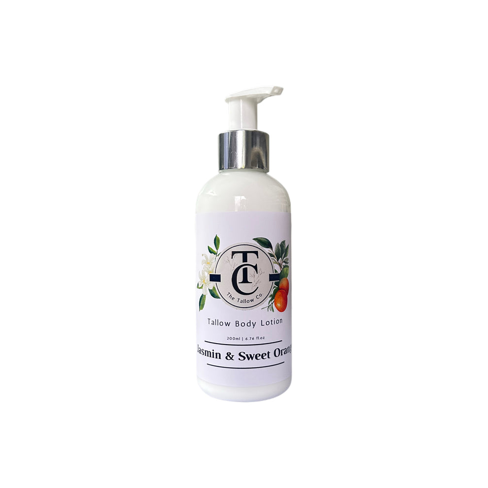 Tallow Hand & Body Lotion - Jasmin & Sweet Orange | The Tallow Co.
