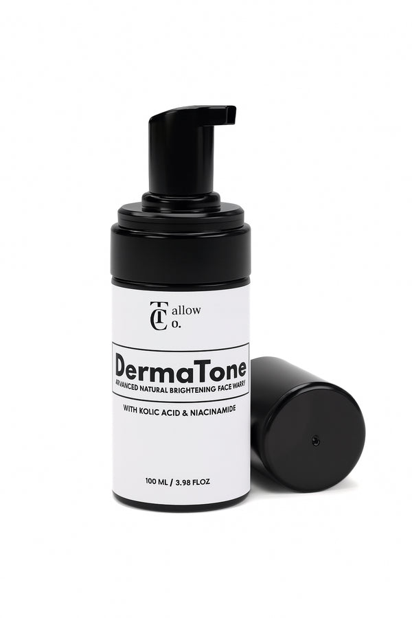DermaTone Natural Brightening Facial Wash | The Tallow Co.