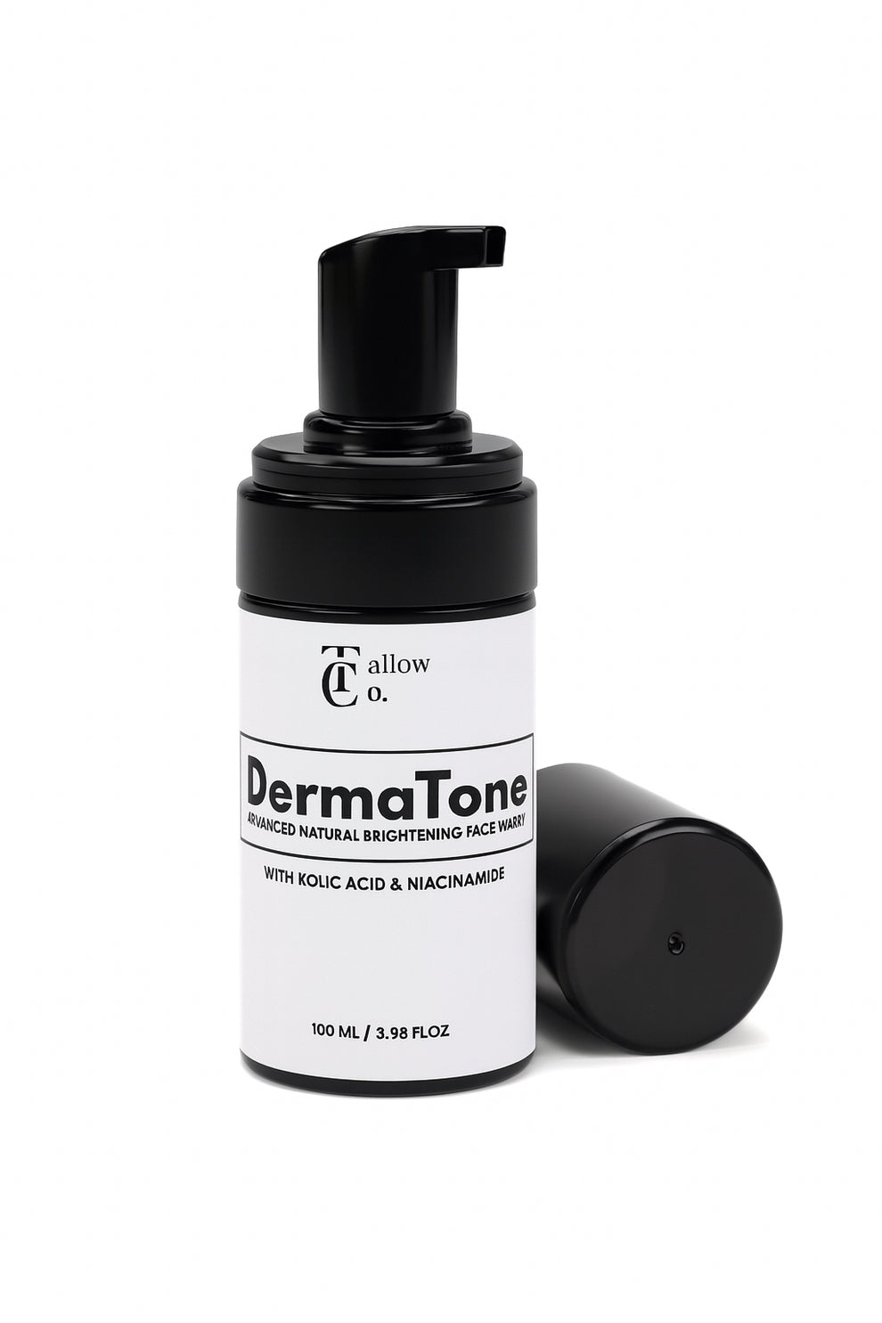 DermaTone Natural Brightening Facial Wash | The Tallow Co.